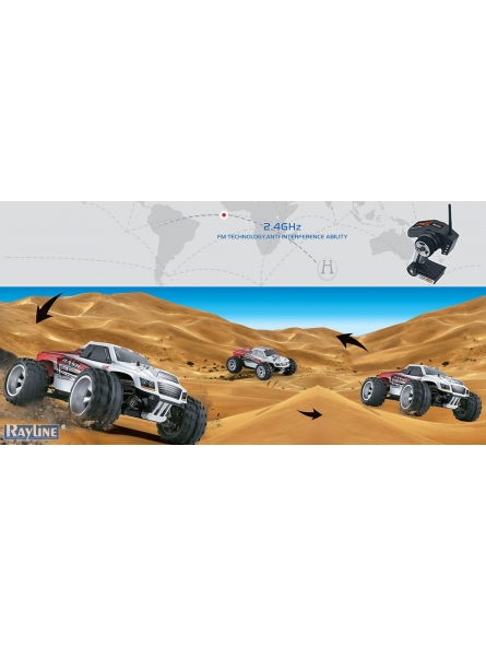 RC Auto Rayline Funrace 01S-C 4WD 70kmh RC Bravo Pro Car